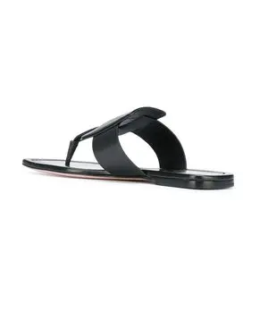ROGER VIVIER Viv' Sellier" Herringbone Muller Sandals