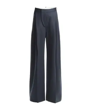 Victoria Beckham Belt-loop Casual Pants - Black