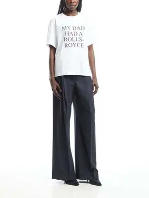 Victoria Beckham Belt-loop Casual Pants - Black
