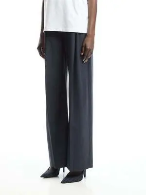 Victoria Beckham Belt-loop Casual Pants - Black