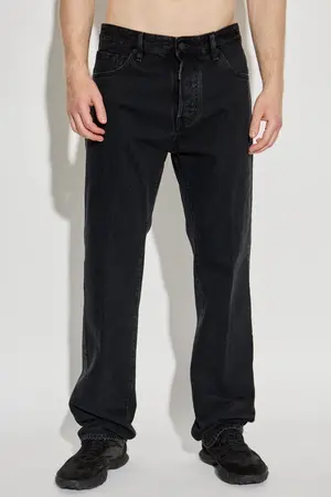 Dsquared2 Logo Patch Straight-leg Jeans