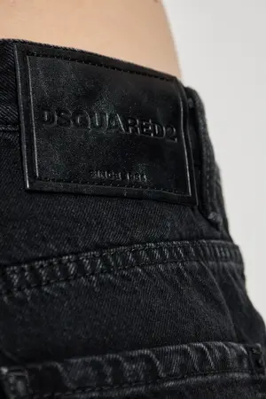 Dsquared2 Logo Patch Straight-leg Jeans