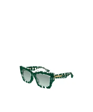 Bottega Veneta Rectangle Frame Sunglasses