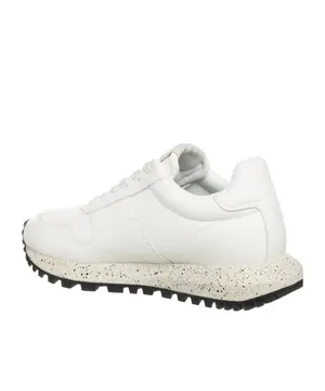 Emporio Armani Round Toe Lace-up Casual Sneakers