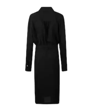 Pinko Tie-waist Shirt Midi Dress