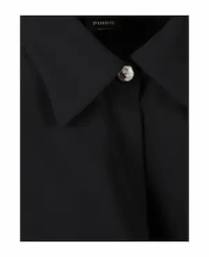 Pinko Tie-waist Shirt Midi Dress