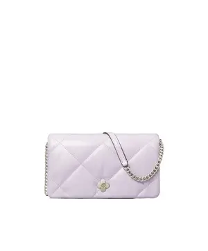 Tory Burch Kira Diamond Quilted Clover Crossbody Bag