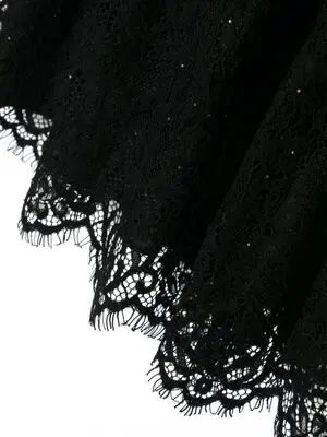 Monnalisa Sequin-embellished Lace Dress