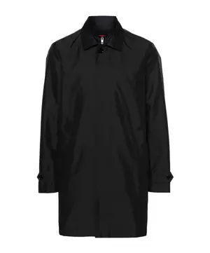 FAY Single-breasted Coat - Black