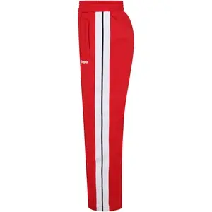 Palm Angels Logo Print Cotton Track Pants - Red