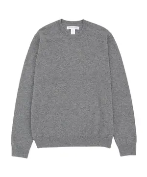 Comme Des Garçons Long Sleeve Crew Neck Sweater - Gray