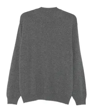 Moschino Intarsia Crewneck Jumper - Black