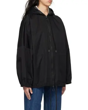 Studio Nicholson Drawstring-hood Zip-up Jacket