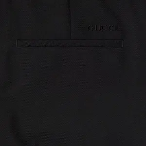 Gucci Straight-leg Pleated Twill Trousers