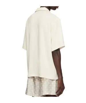 Amiri Ma Logo Embroidered Short-sleeved Shirt