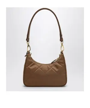 Prada Re-edition Quilted Zipped Shoulder Bag - Brown
