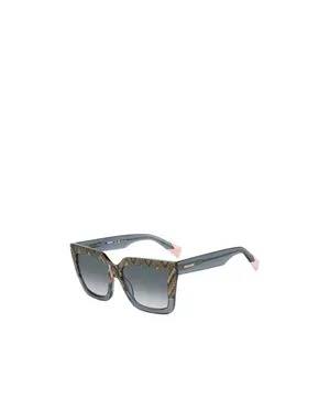 Missoni Zigzag Pattern Rectangle Frame Sunglasses