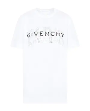 Givenchy Logo Embellished Crewneck T-shirt - White