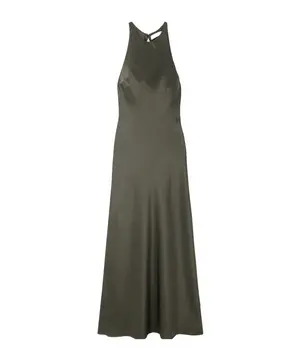 BLAZÉ MILANO Skyros Satin Midi Dress