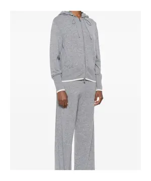 Pinko Hooded Zip-up Cardigan