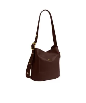 COACH Bleecker Shoulder Strap Tote Bag - B4/maple Brown