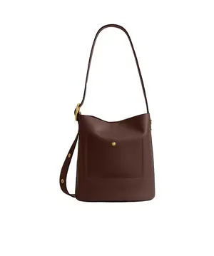 COACH Bleecker Shoulder Strap Tote Bag - B4/maple Brown