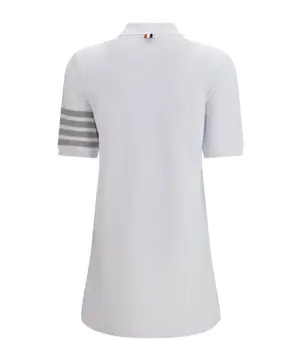 Thom Browne Striped Piqué Polo Dress