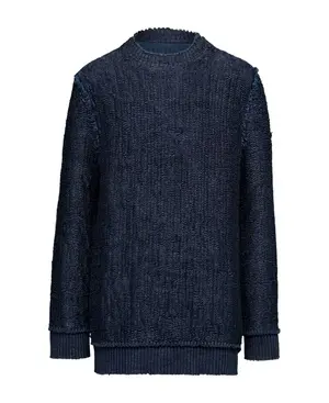 MAISON MARGIELA Raw Woven Knit Sweatshirt