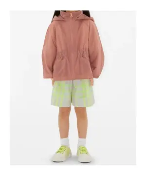 Burberry Check-pattern Hooded Jacket