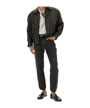 Saint Laurent Cassandre Button-up Striped Shirt