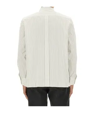 Saint Laurent Cassandre Button-up Striped Shirt