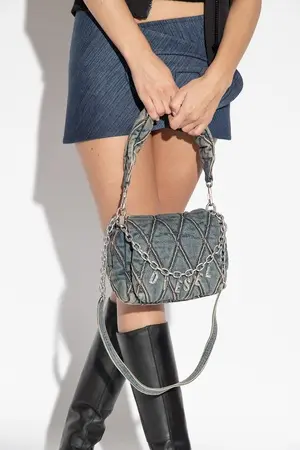 DIESEL® Charm D Quilted Shoulder Bag