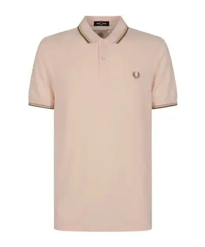 Comme Des Garçons Comme Des Garons Shirt Embroidered Polo Shirt - Peach