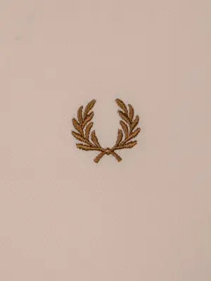 Comme Des Garçons Comme Des Garons Shirt Embroidered Polo Shirt - Peach