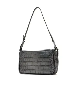 Balenciaga Rodeo Sling Embossed Shoulder Bag - Black