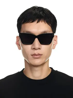 Off-White Cincinnati Rectangular Frame Sunglasses - Black