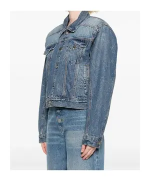 HAIKURE Denim Jacket With Button Fastening