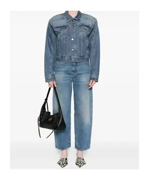 HAIKURE Denim Jacket With Button Fastening