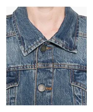 HAIKURE Denim Jacket With Button Fastening
