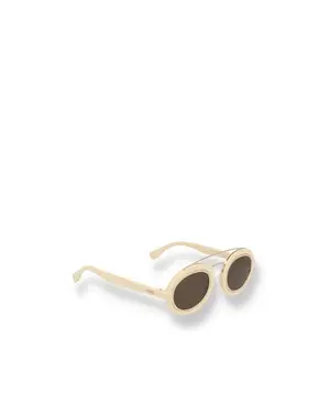 Fendi Oval Frame Sunglasses - Brown