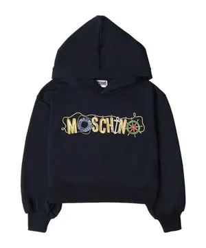 Moschino Drawstring Sweatshirts Hoodies For Women