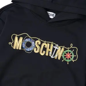 Moschino Print Cotton Hoodie