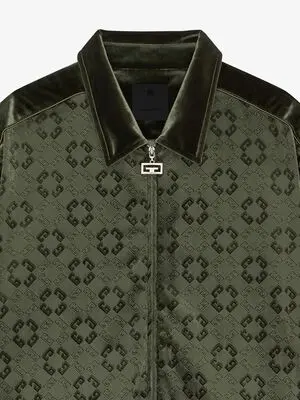 Givenchy Monogram Velvet Track Jacket