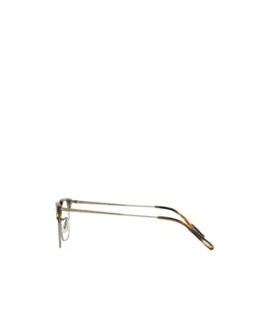 Oliver Spencer Square Flat Mirror Eyeglasses