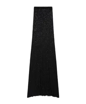 Balenciaga Sequin Embellished Maxi Skirt