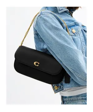 COACH Brook Flap Chain Bag - B4/black