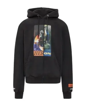 Heron Preston Graphic Print Hoodie