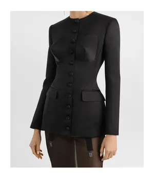 Dolce & Gabbana Sculpted Jacket With Button Detail