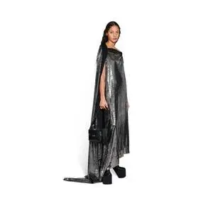 Balenciaga Metallic Asymmetric Gown