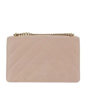 Pinko Love One Classic Crossbody Bag - Nude